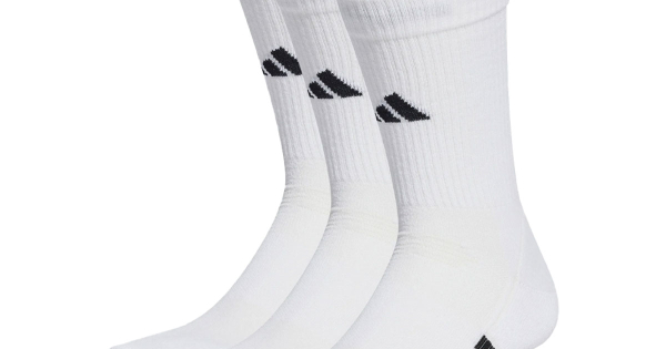 Adidas - PERFORMANCE CUSHIONED CREW SOCKS (3 PACK) (HT3452)
