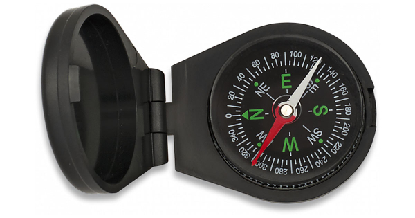 Albainox - OIL FILLED FIBER COMPASS WITH FLAP (33142)