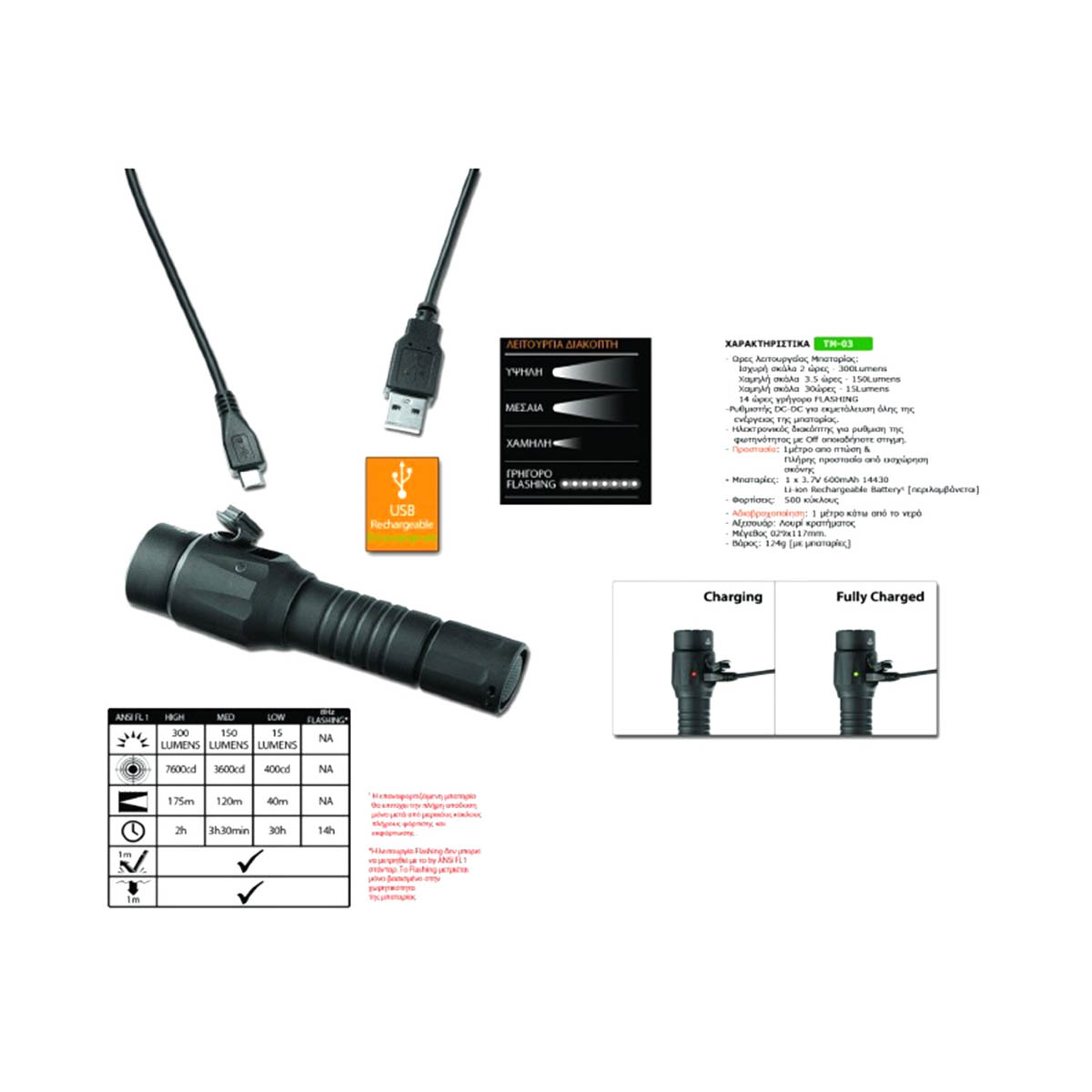 Alpin - USB TORCH (TM03)