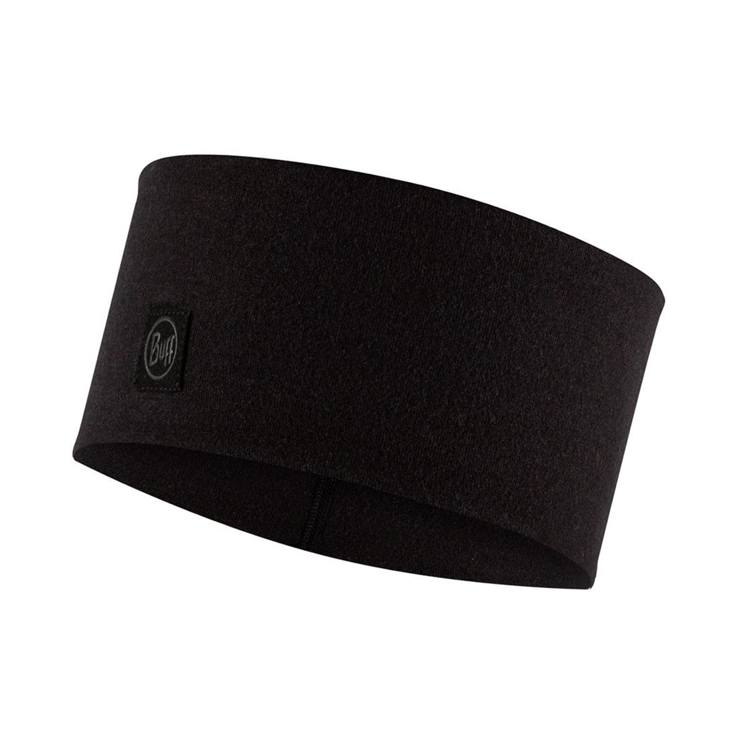 Buff - MERINO WIDE HEADBAND SOLID BLACK (129441.999.10.00)