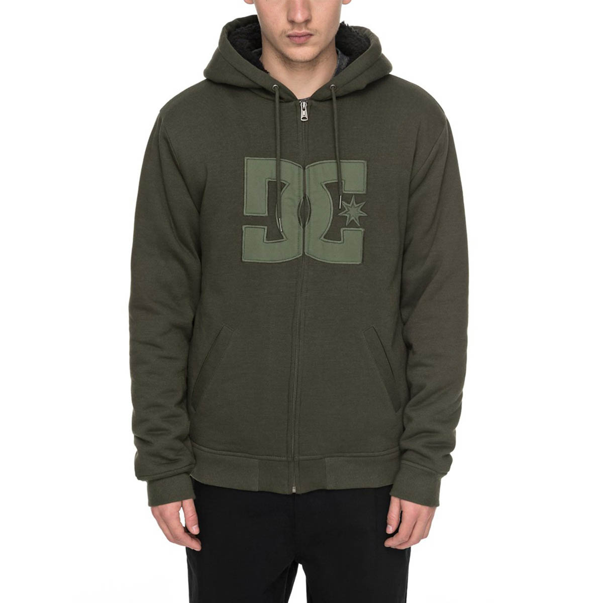 DC - STAR SHERPA ZIP UP HOODIE (EDYFT03320 CSN0)