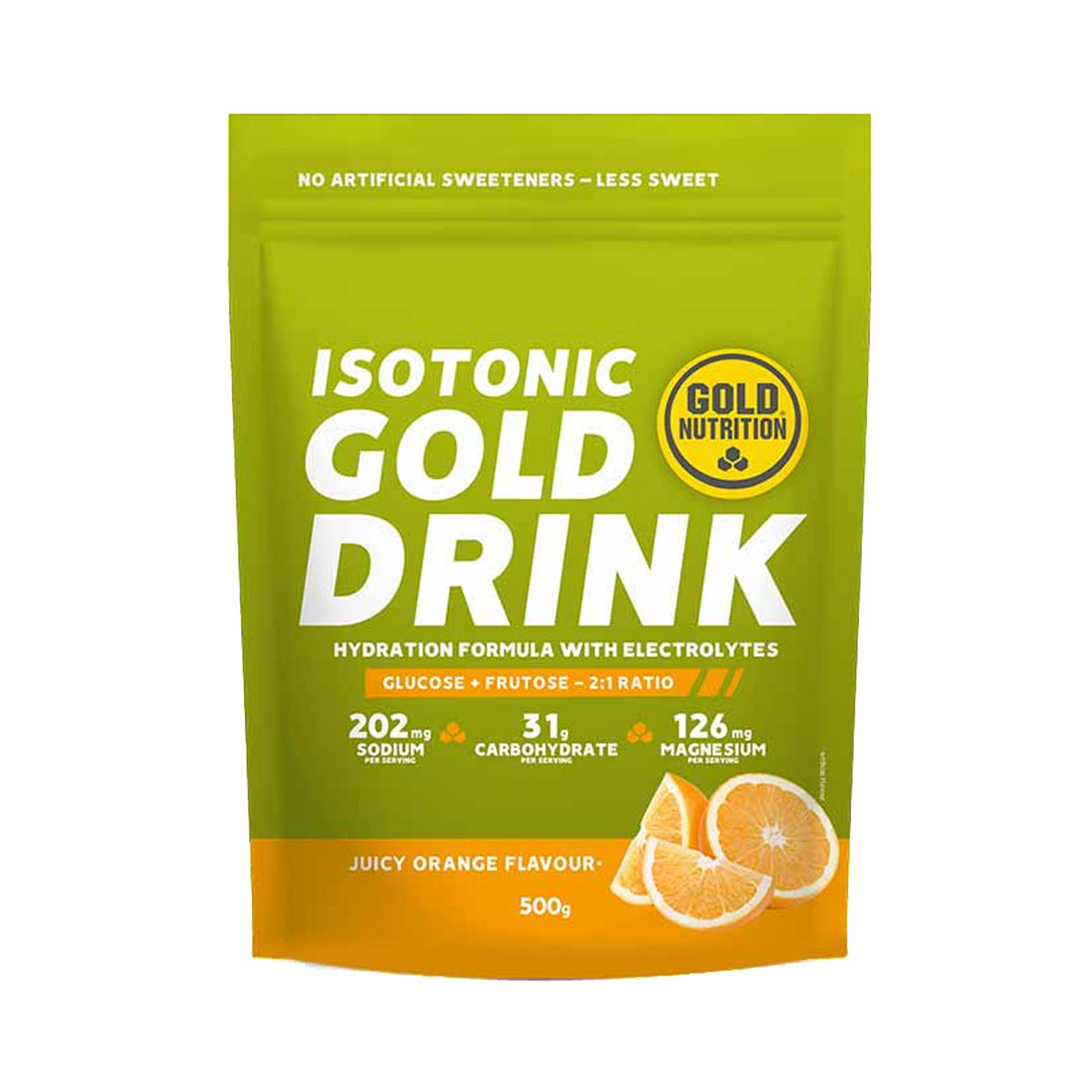 Gold Nutrition - ISOTONIC GOLD DRINK ORANGE 500g (25543)