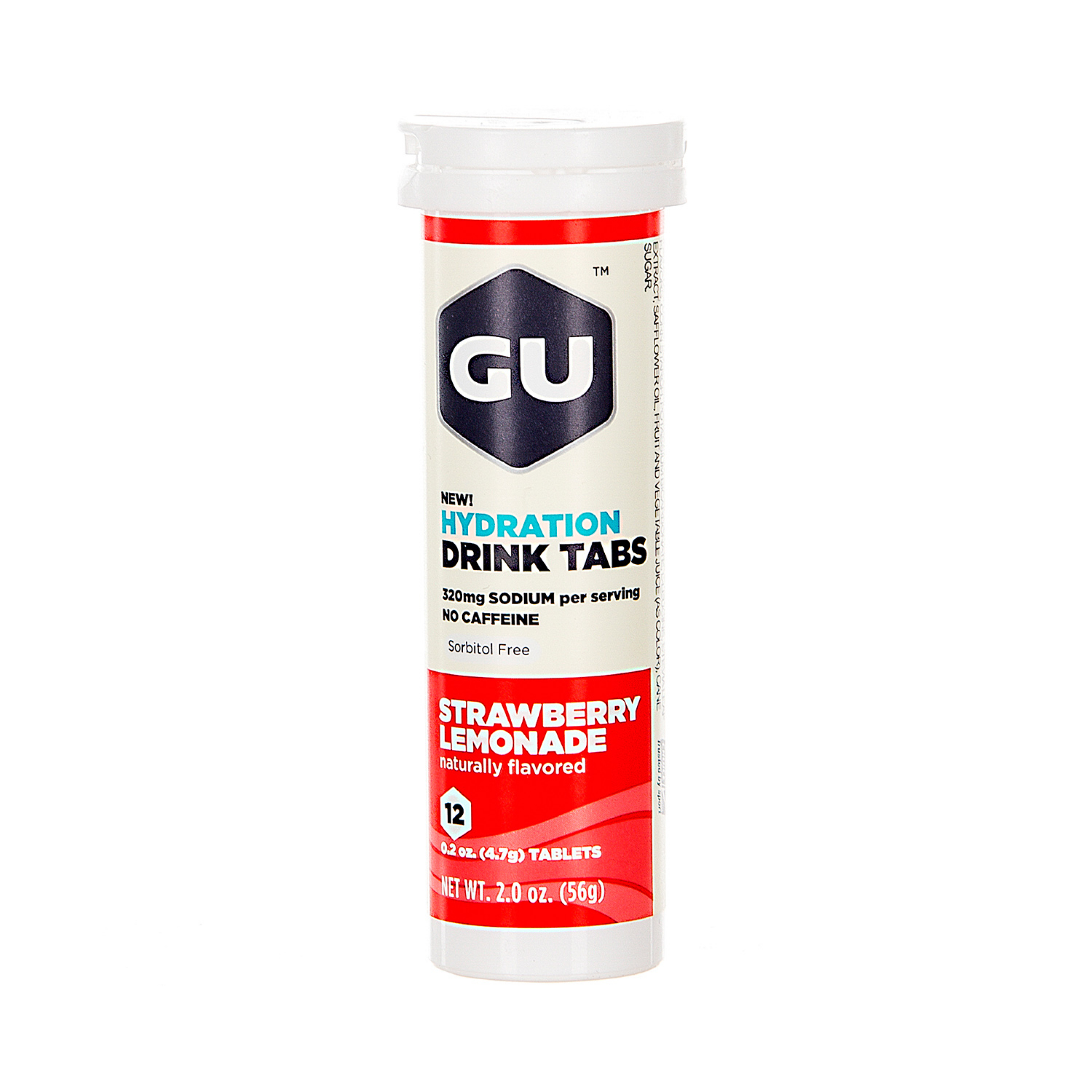 Gu - HYDRATION DRINK TABS - STRAWBERRY LEMONADE (NO CAFFEINE) (002-276)