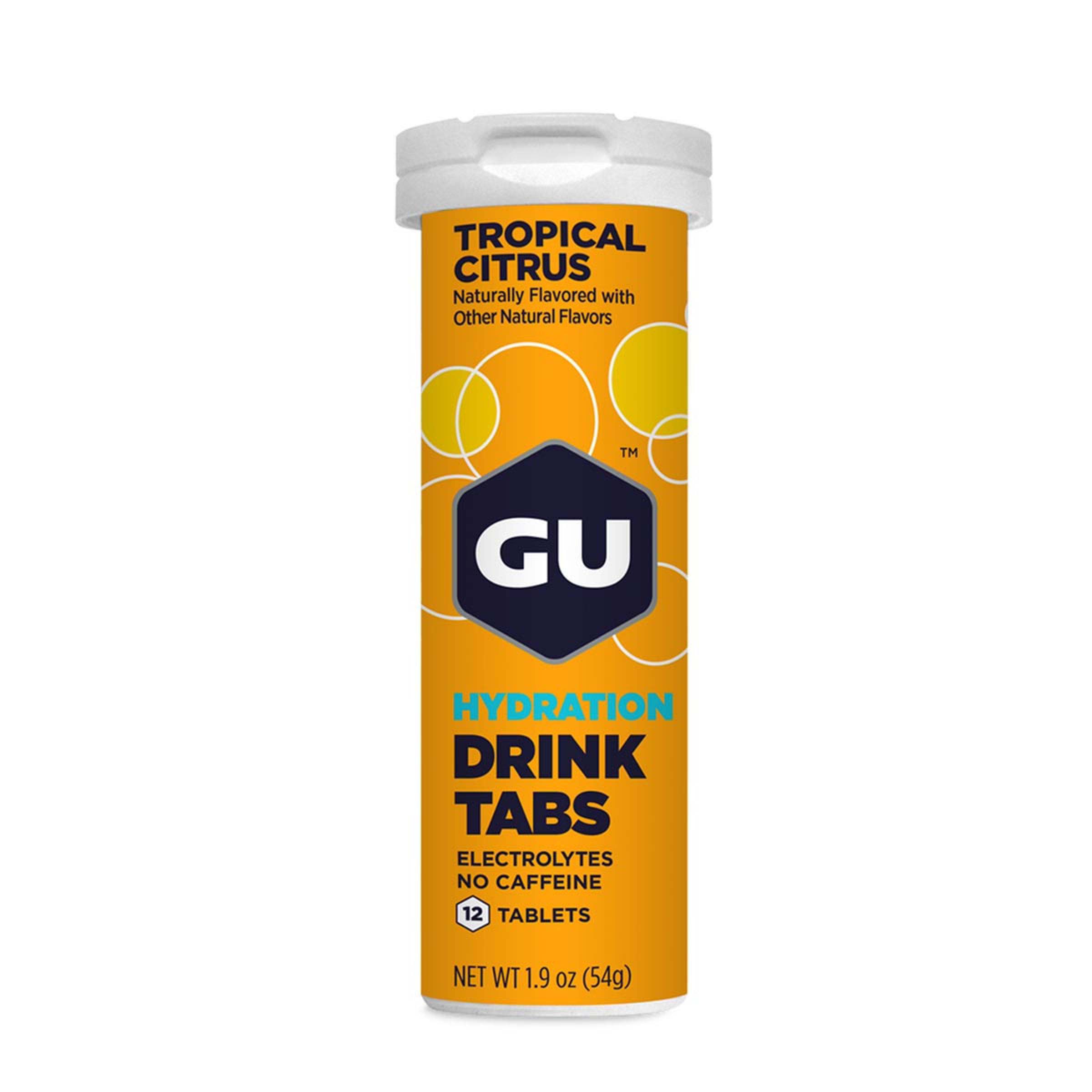Gu - HYDRATION DRINK TABS - TROPICAL CITRUS (NO CAFFEINE) (002-4918)