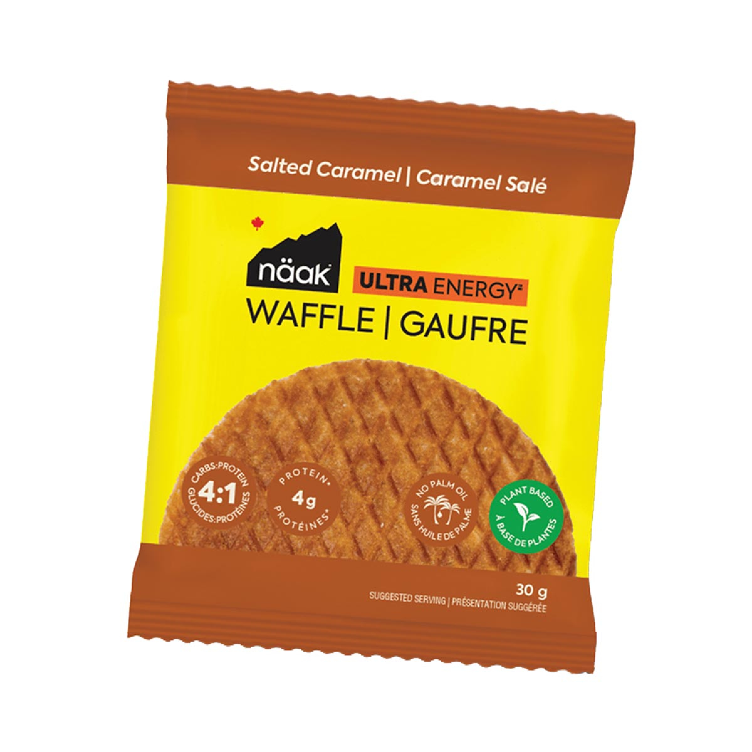 Naak - ENERGY WAFFLE SALTED CARAMEL 30 gr (EWSC12-EU)