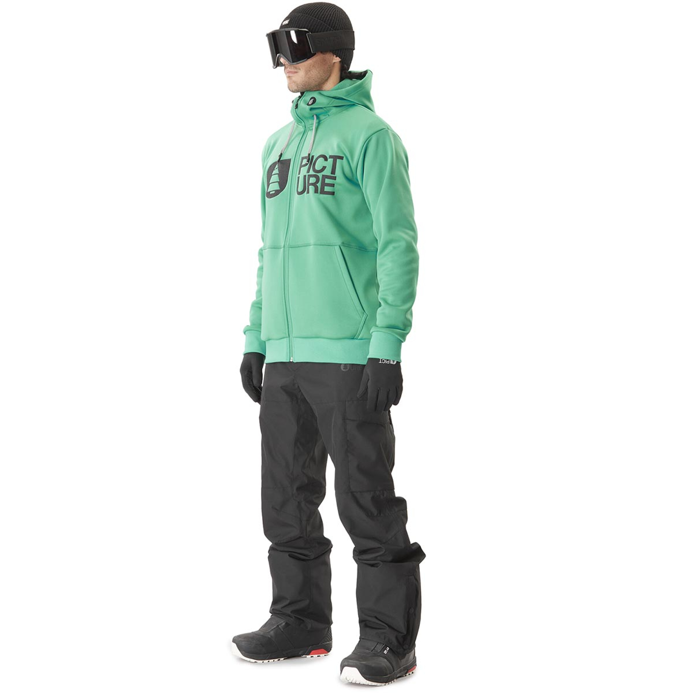 Picture - PARK ZIP TECH HOODIE (SMT119 CSPGR)