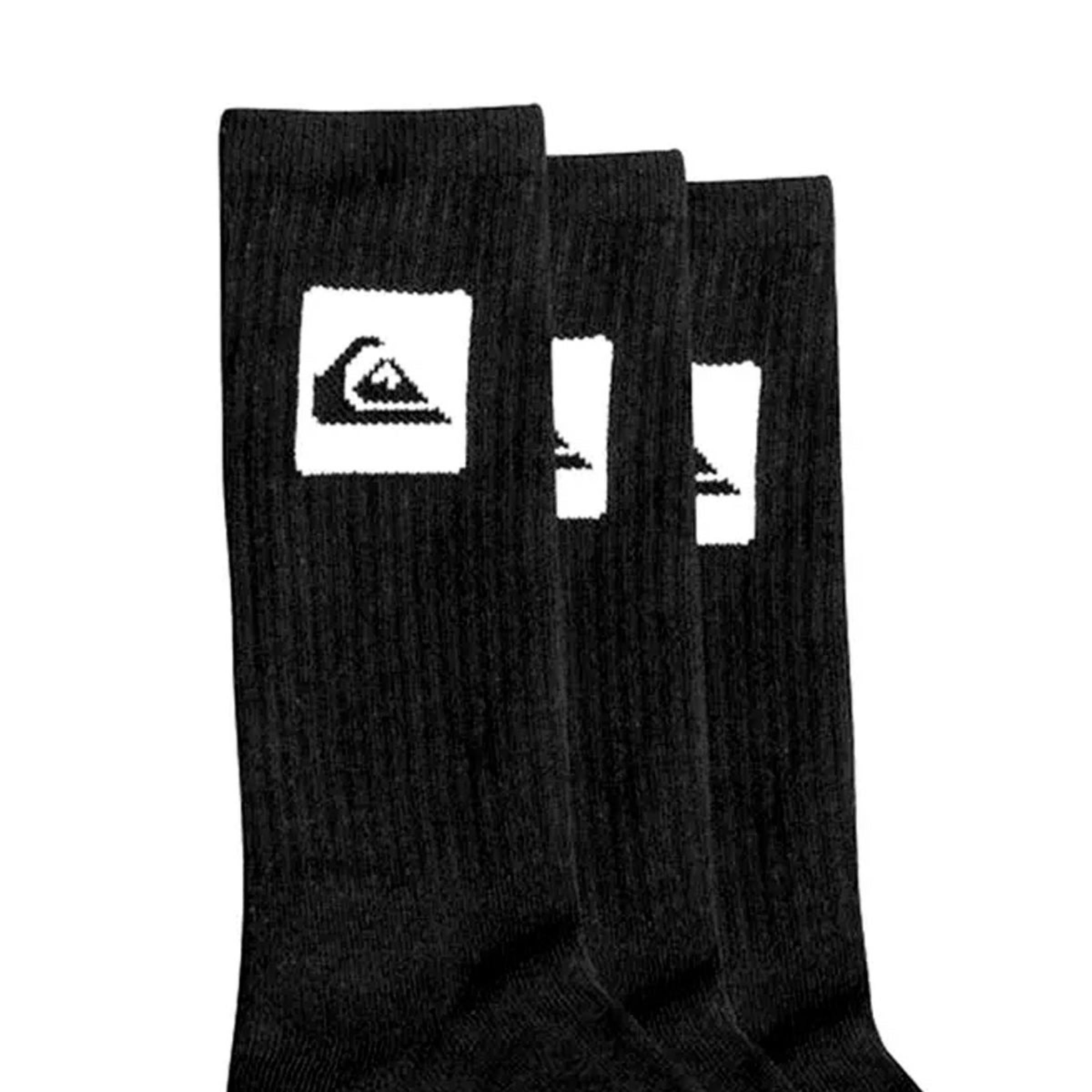 Quiksilver - 3 PACK CREW SOCKS (AQYAA03316 KVJ0)