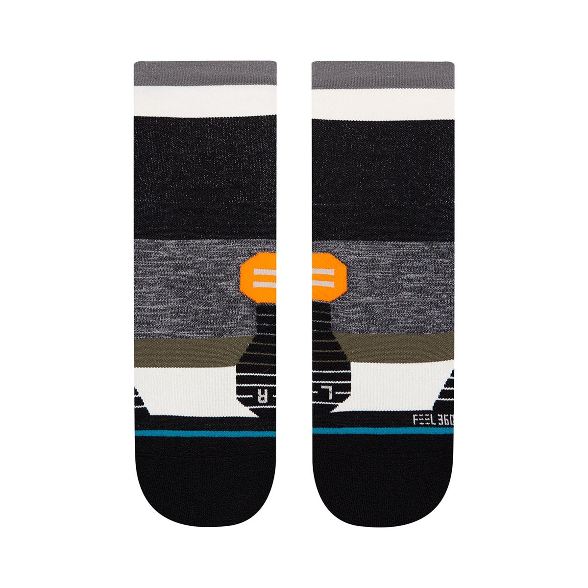 Stance - STAKE QUARTER SOCK (A348A22STA BLK)