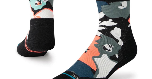 Stance - FLOWER BEDS QUARTER (A348C23FLO BLK)