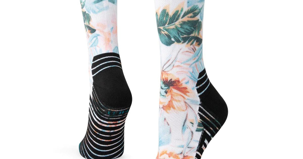 Stance - FLOWERFUL CREW (W458C23FLO WHT)