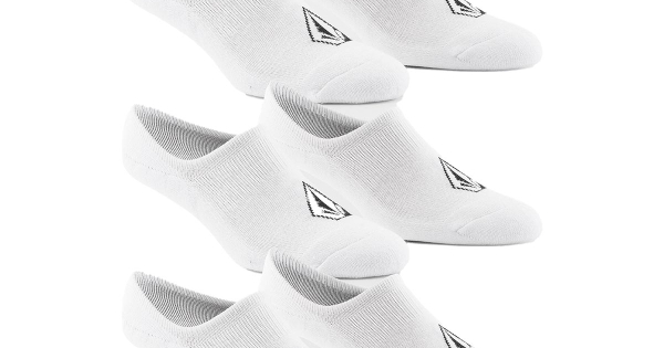 Volcom - NO SHOW STONE SOCKS (3 PACK) (D6302005 WHT)